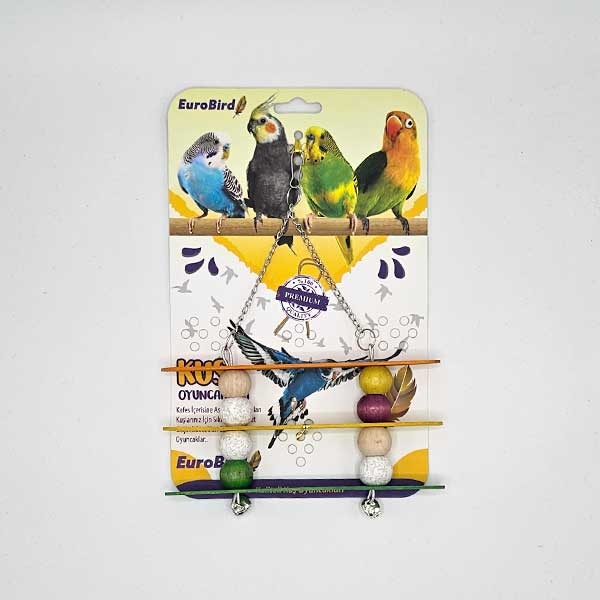 EuroBird Kuş Oyuncağı Üçlü Salıncak Kuş Oyuncakları EuroBird