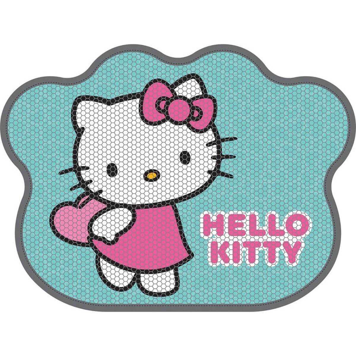 Hello Kitty Patili Kedi Paspası Turkuaz Kedi Tuvaletleri Petfan