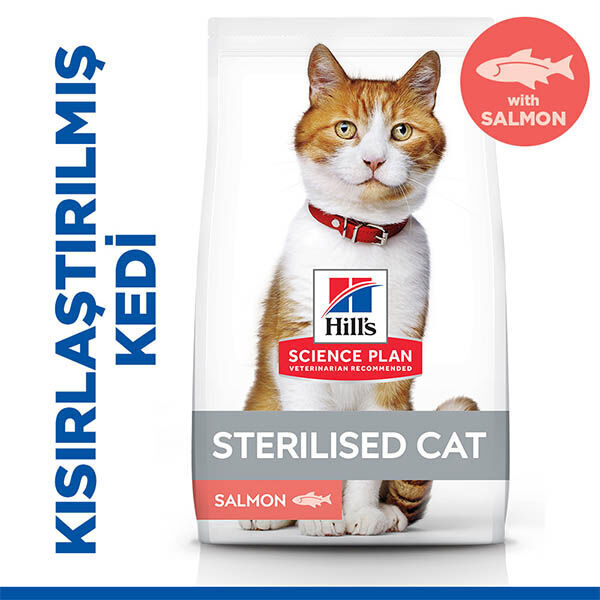 Hill's SCIENCE PLAN Somonlu Kısırlaştırılmış Yetişkin Kedi Maması 13kg + 2kg HEDİYE! Yetişkin ...