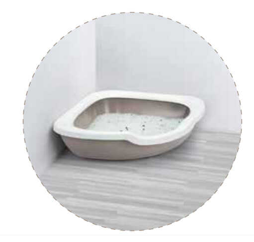 Imac Fred Açık Kedi Tuvalet Kabı Mavi | markamama.com.tr