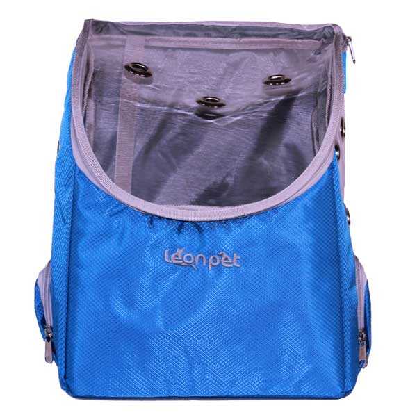 Leon Pet Şeffaf Sırt Çantası Mavi Kedi Taşıma Çantaları LeonPet