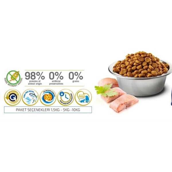 N&D Ocean Tahılsız Ringa Balığı ve Portakallı Köpek Maması 12 Kg ...