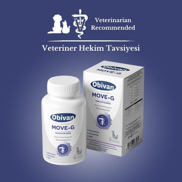 Obivan Move+G Glucosamine Kedi Ve Köpekler Için Eklem Ve Kas Desteği 75 ...