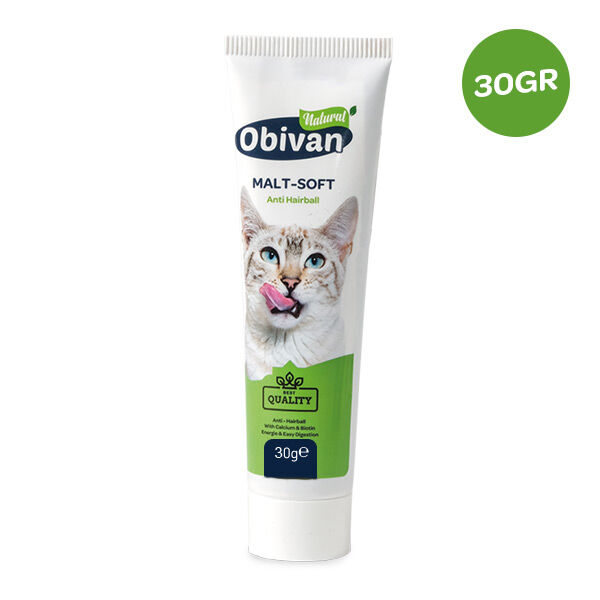 Obivan Natural Anti-Hairball Kedi Maltı 30 gr Kedi Ürünleri Obivan
