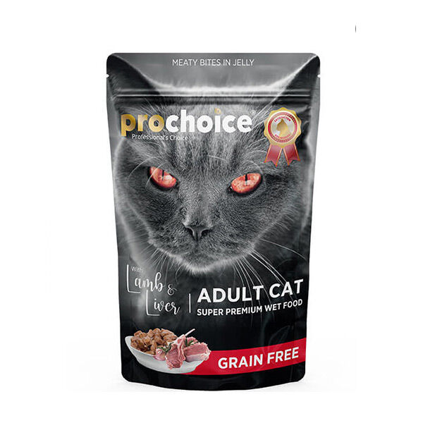 Prochoice Yetişkin Kedi Kuzu&Ciğer Pouch 85 GR Kedi Yaş Maması Pro Choice