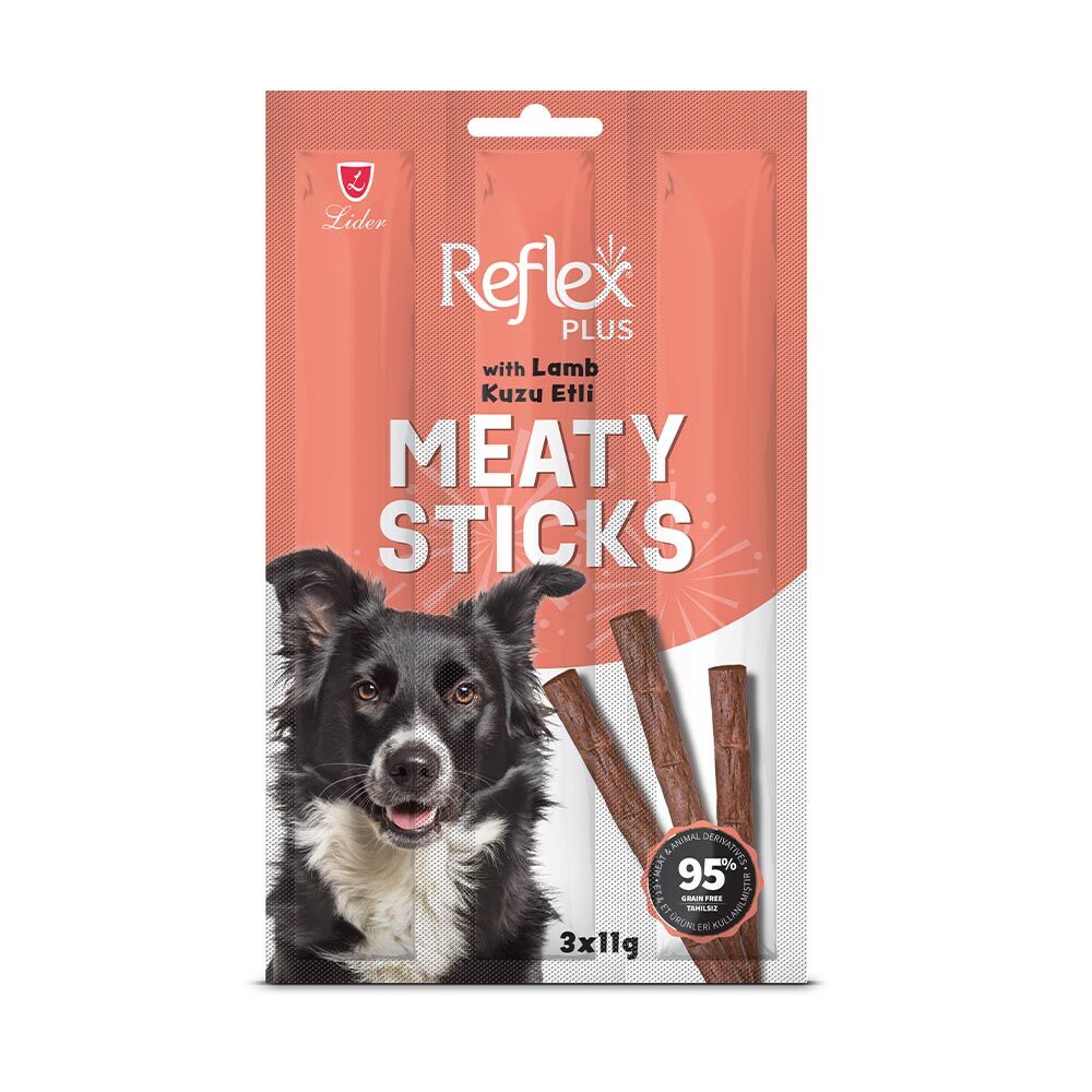 Reflex Plus Meaty Sticks Kuzulu Tahılsız Köpek Ödül Çubuğu 3x11 Gr ...